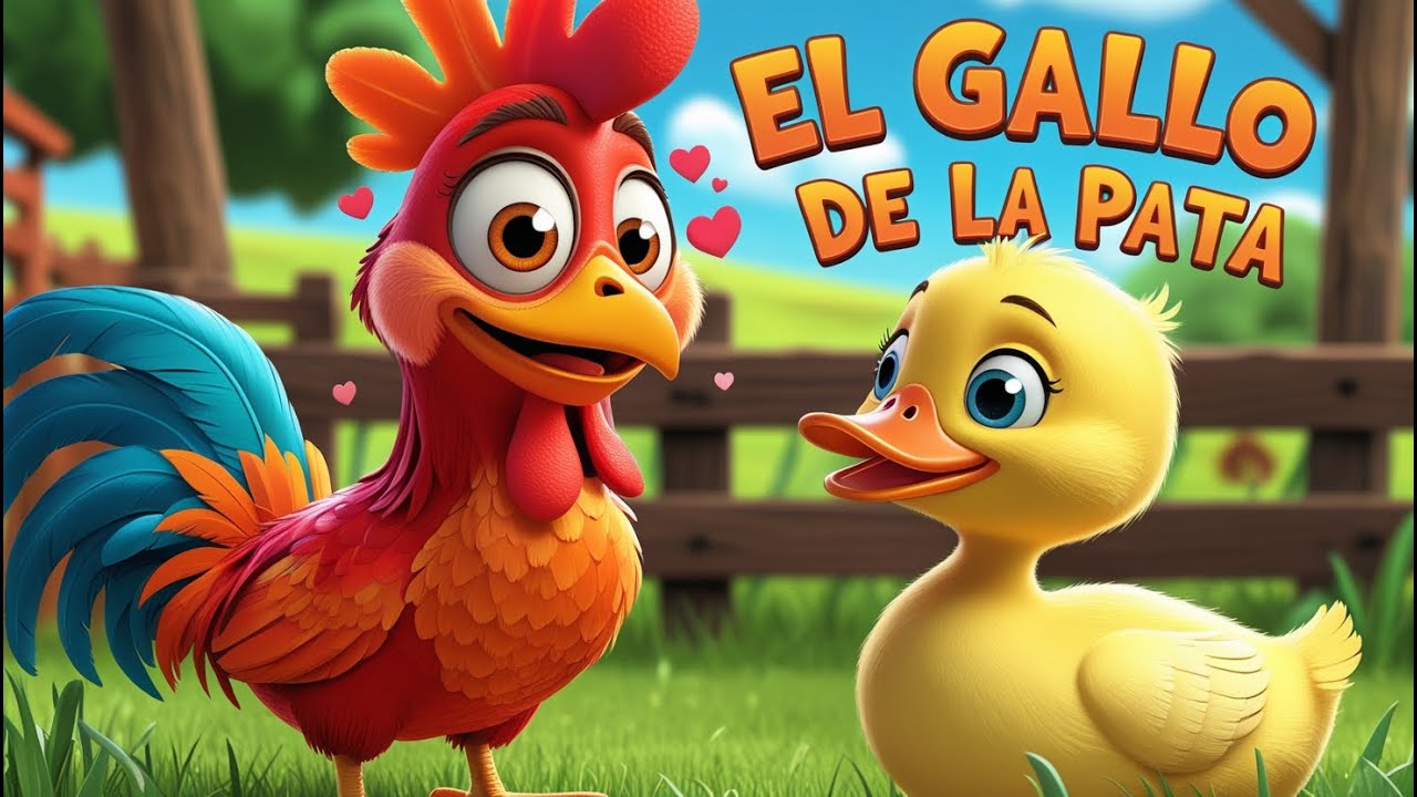 El Gallo se Enamoró de la Pata 🦆🎶 | Canción Infantil Divertida | Música ...
