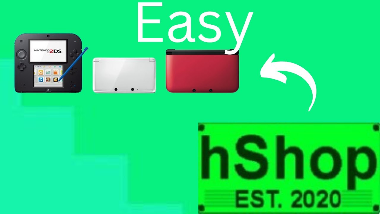 How to download H shop on 3ds/2ds EASY - YouTube