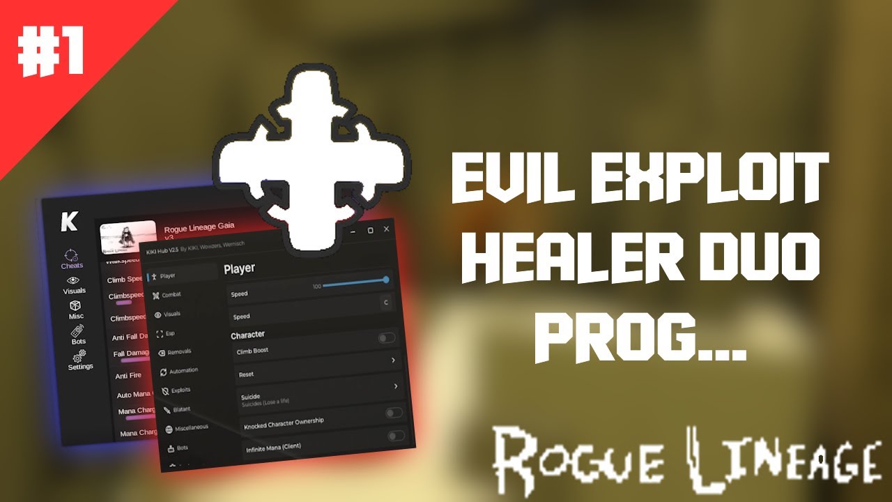 evil healer duo exploit progression (1) | rogue lineage - YouTube