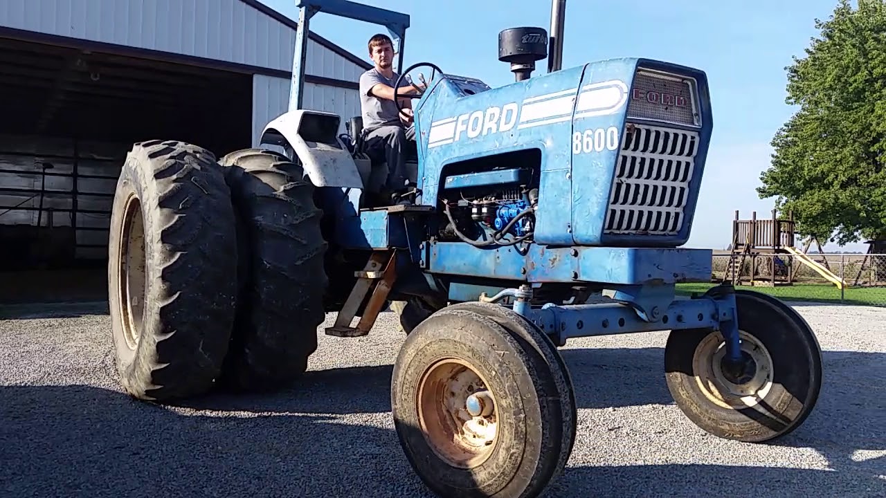 BigIron Auction 11/7/18 1974 Ford 8600 2WD Tractor - YouTube