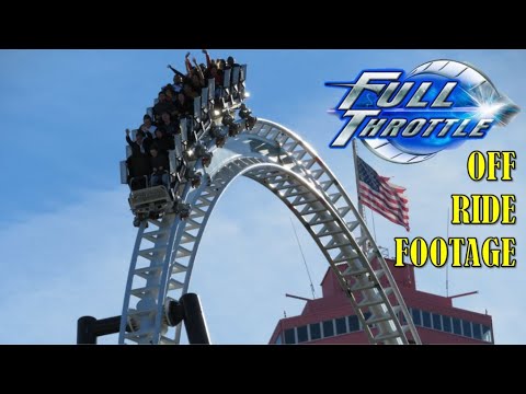 Full Throttle at Six Flags Magic Mountain Off-Ride Footage (No ...