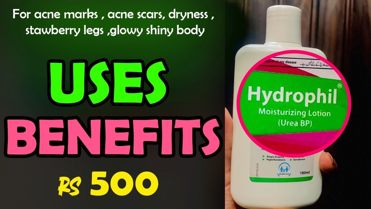 Hydrophil moisturizing lotion Urea Bp 10% Review| How to use hydrophil ...