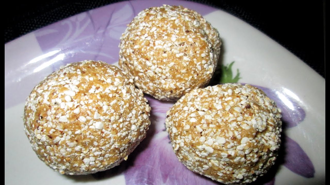 Popped Millet Ladoo / జొన్నల తో లడూ - YouTube