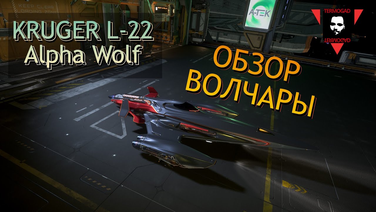 KRUGER L-22 ALPHA WOLF - ОБЗОР КОРАБЛЯ В STAR CITIZEN! - YouTube