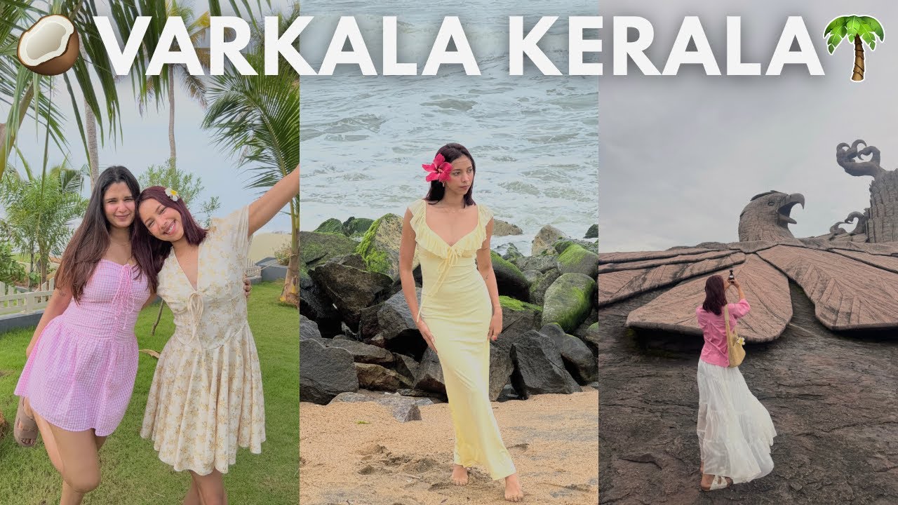 Girls Trip To VARKALA🌴🥥 Cafes, Places To Visit, Our Experience - YouTube