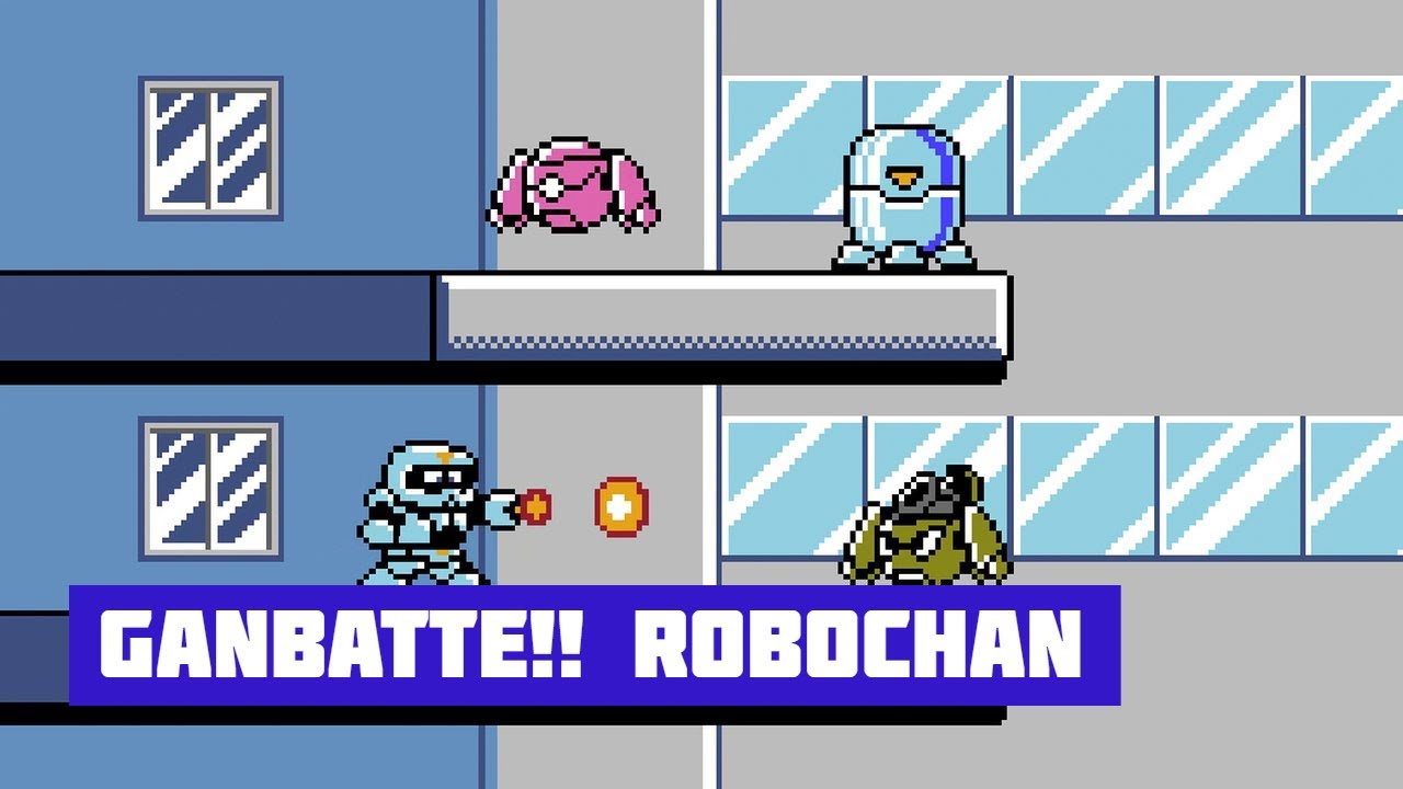 GANBATTE!! ROBOCHAN | Mega Robot Man - YouTube