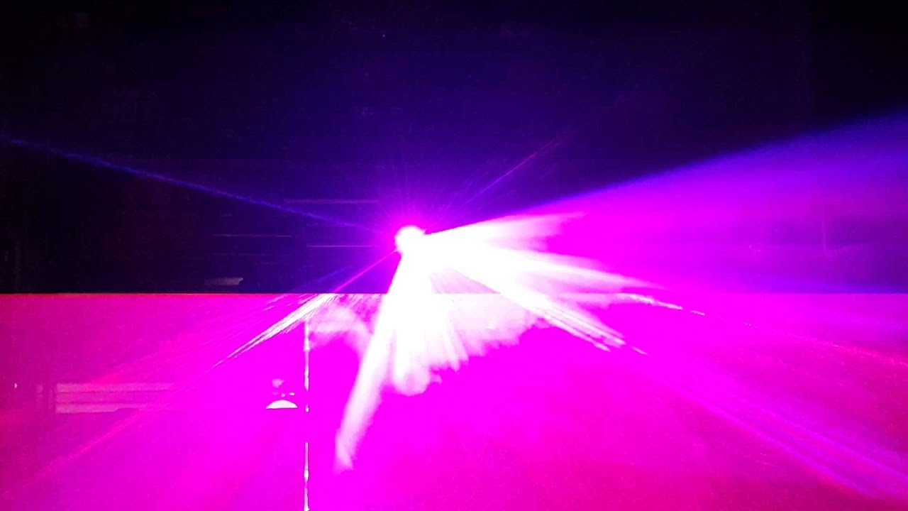 Laser Ungu 1 Watt - YouTube