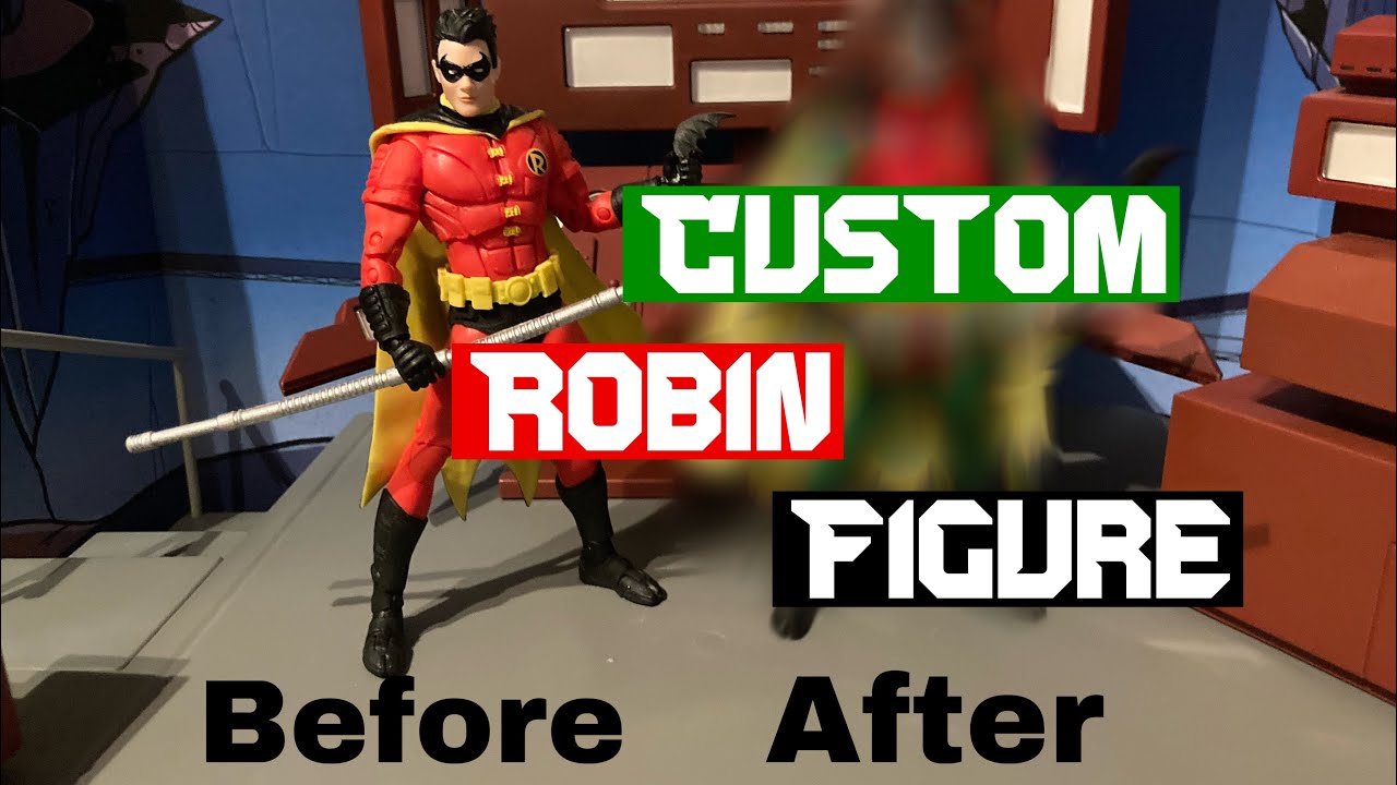 Custom The McFarlane DC Multiverse Gold Label Tim Drake Robin Action ...