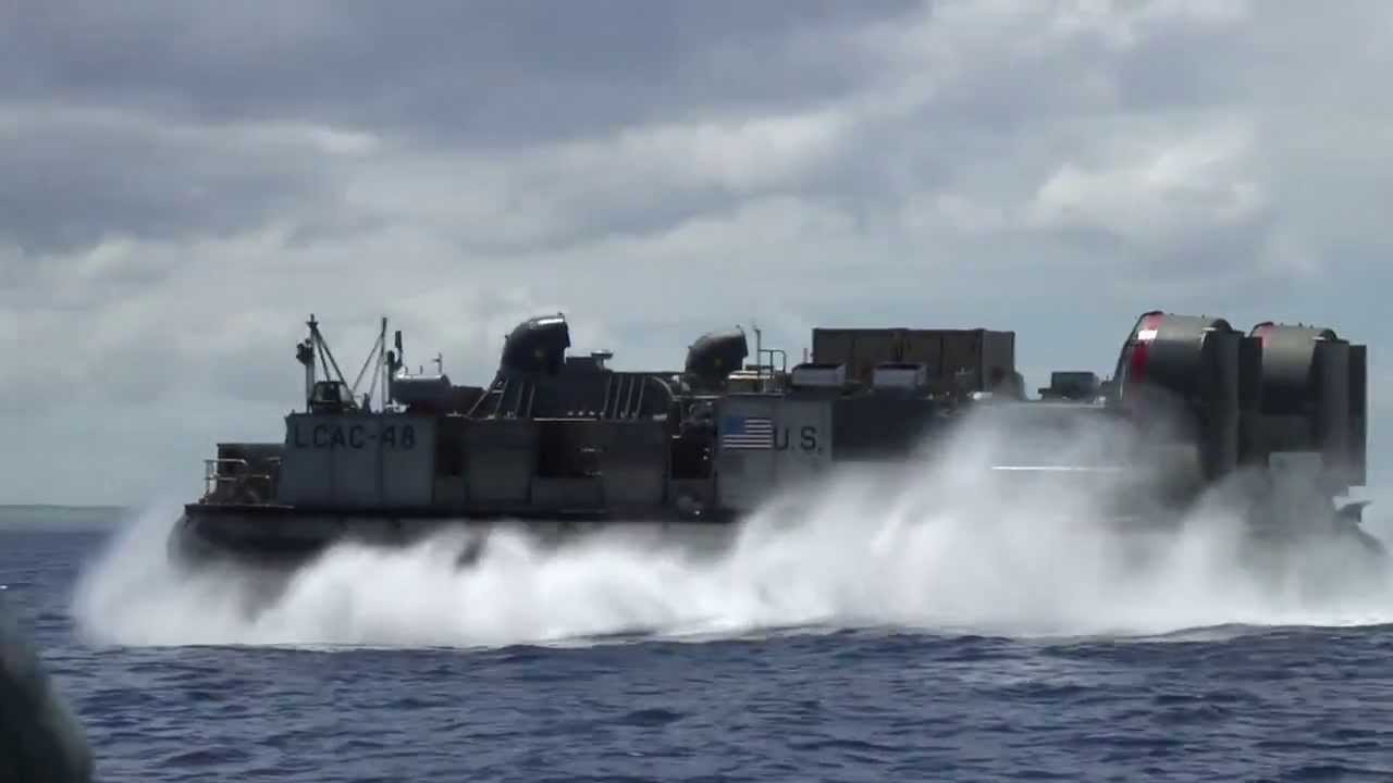 Inside an LCAC Amphibious Vehicle - YouTube