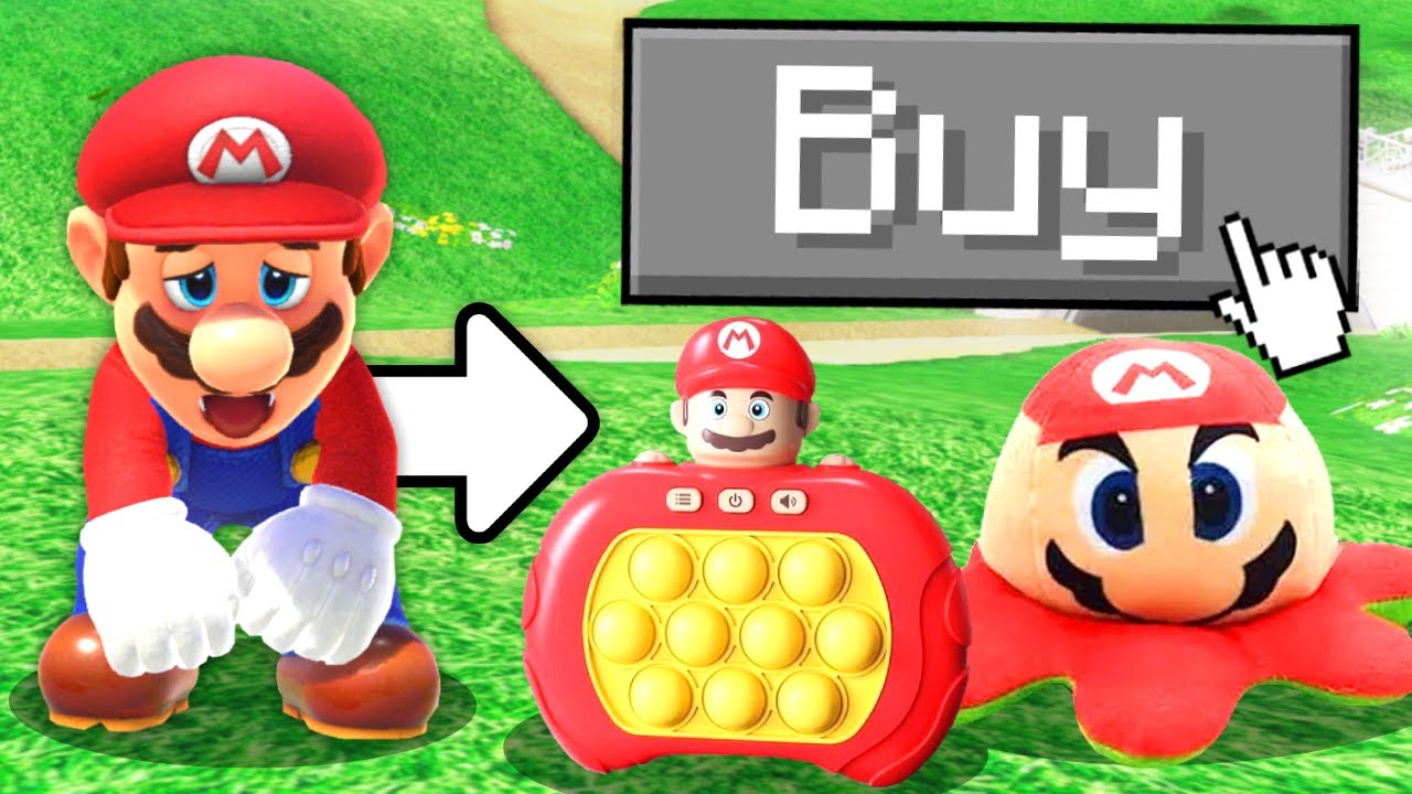 If I Take Damage I Have To Buy WEIRD Mario Merch... - YouTube