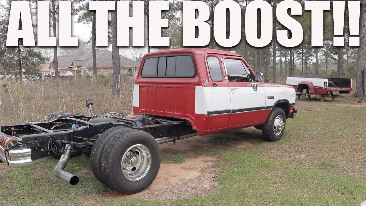 FIRST GEN 12V CUMMINS TAKES ALL THE BOOST!! - YouTube