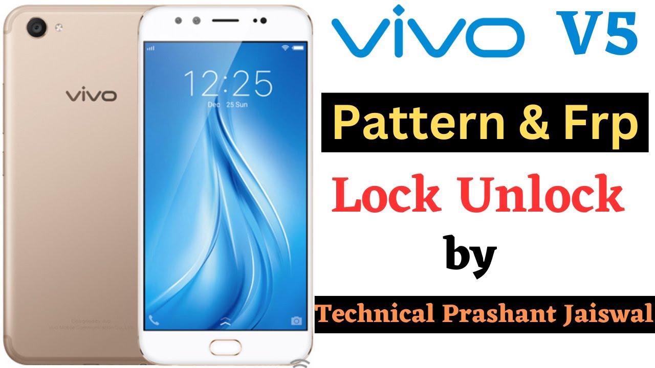 Vivo v5 Pattern & Frp unlock #vivo 1601 #mtk CPU ...