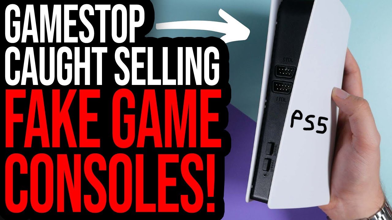 GameStop Caught Selling FAKE Game Consoles! - YouTube