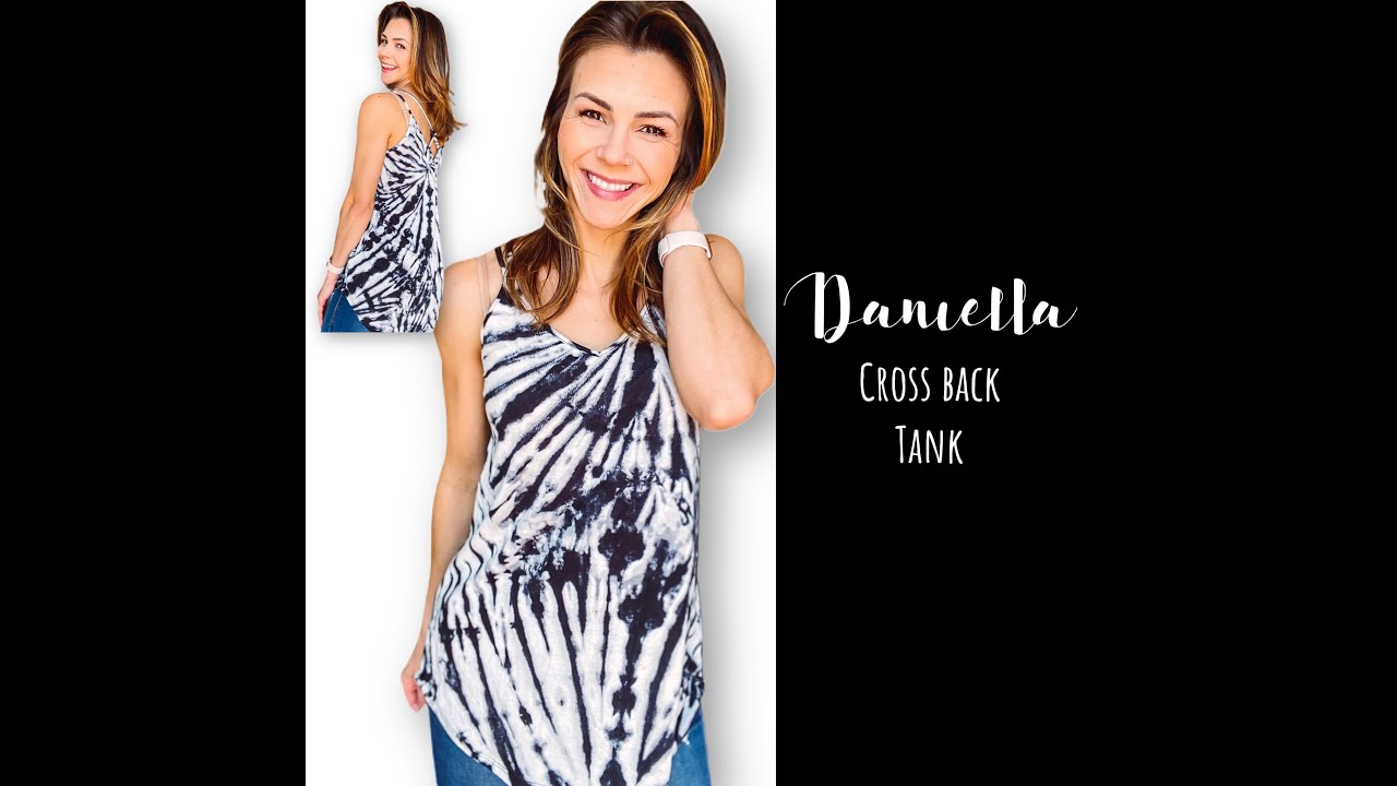 Daniella Cross Back Camisole Fit & Sizing Information - YouTube