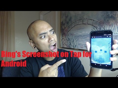 Bing Search for Android Gets an "On Tap" Function with Snapshots - YouTube