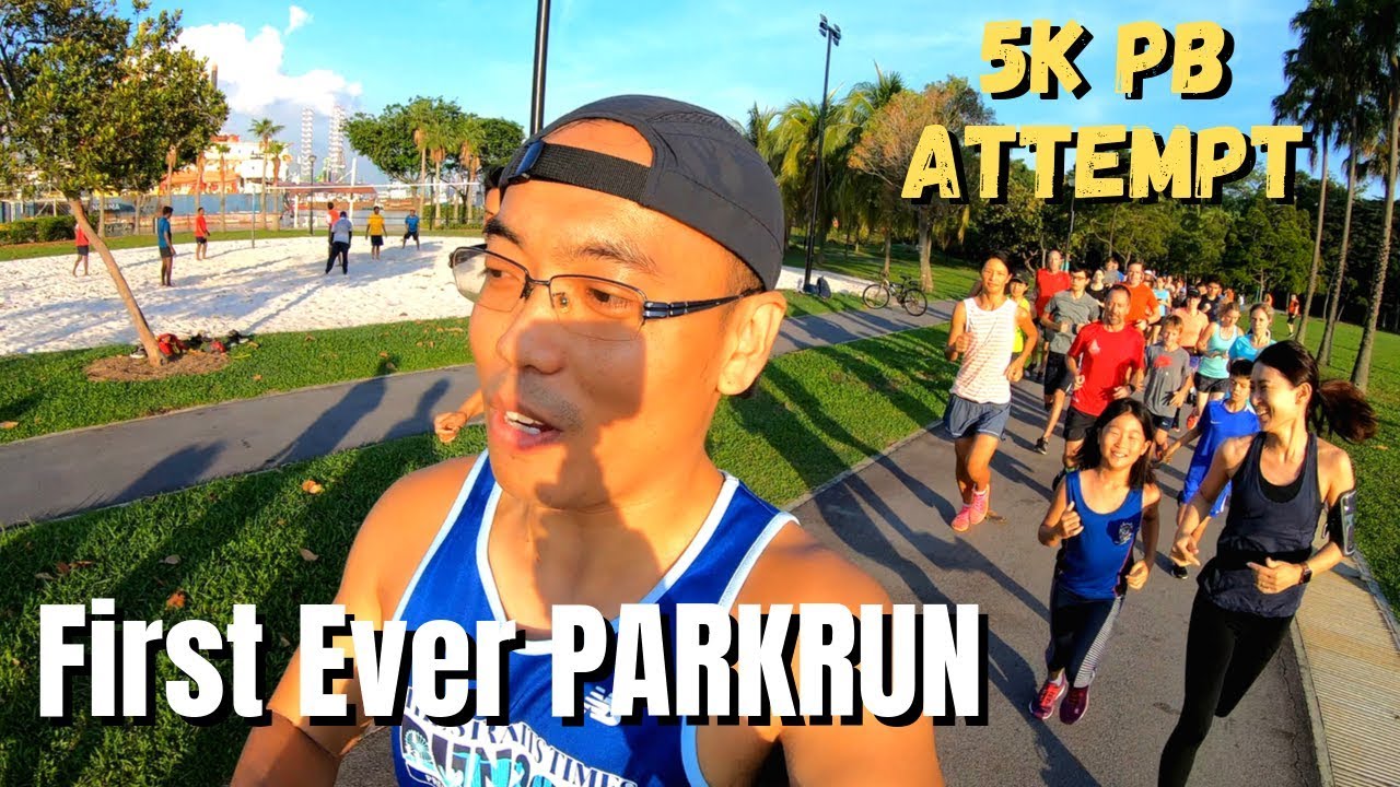 First Ever PARKRUN - 5K PB attempt at West Coast Park Singapore - YouTube