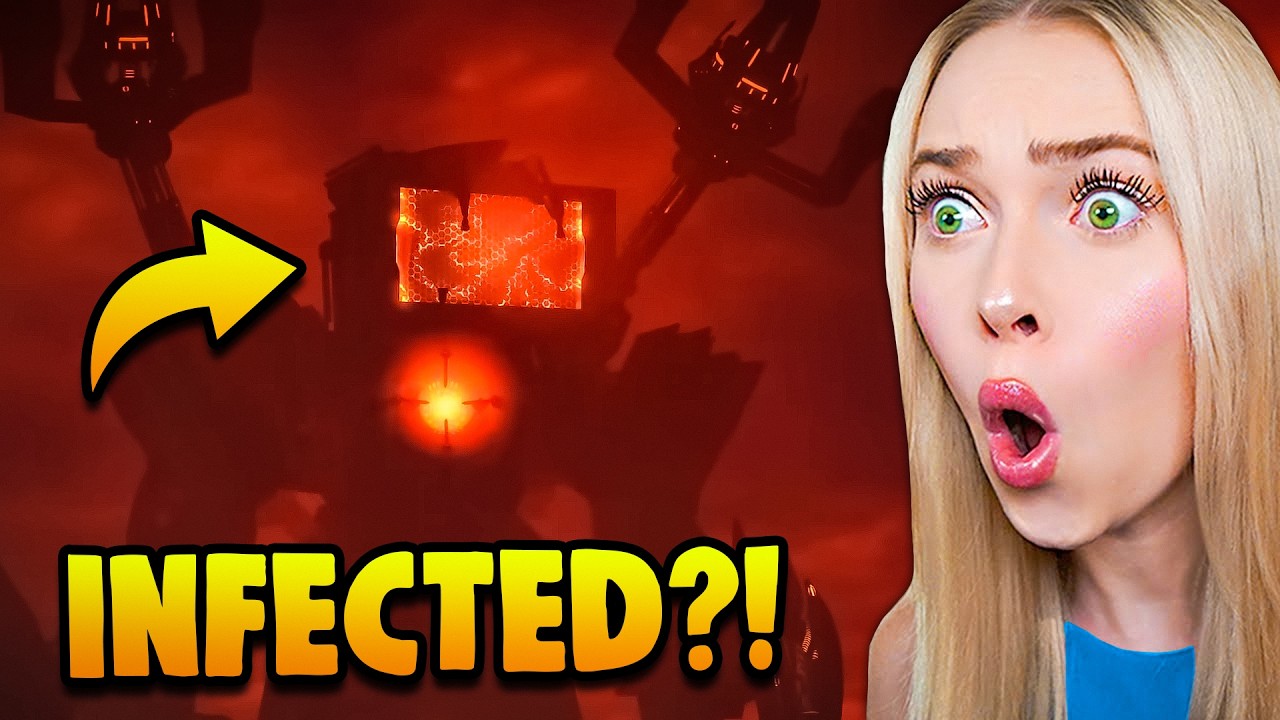 INFECTED TITAN TV MAN IS SCARY?! Skibidi Toilet 77 WHAT IFs (fan made ...