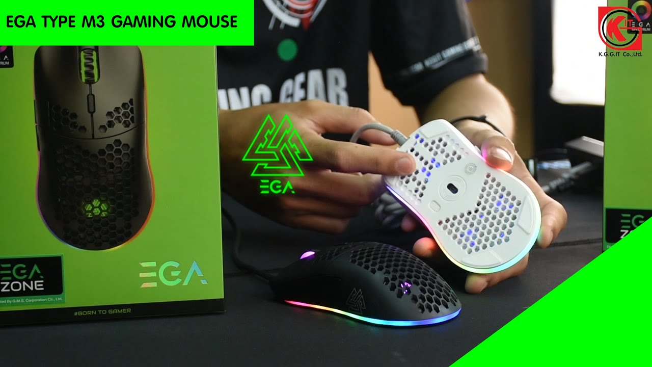 EGA TYPE M3 GAMING MOUSE - YouTube