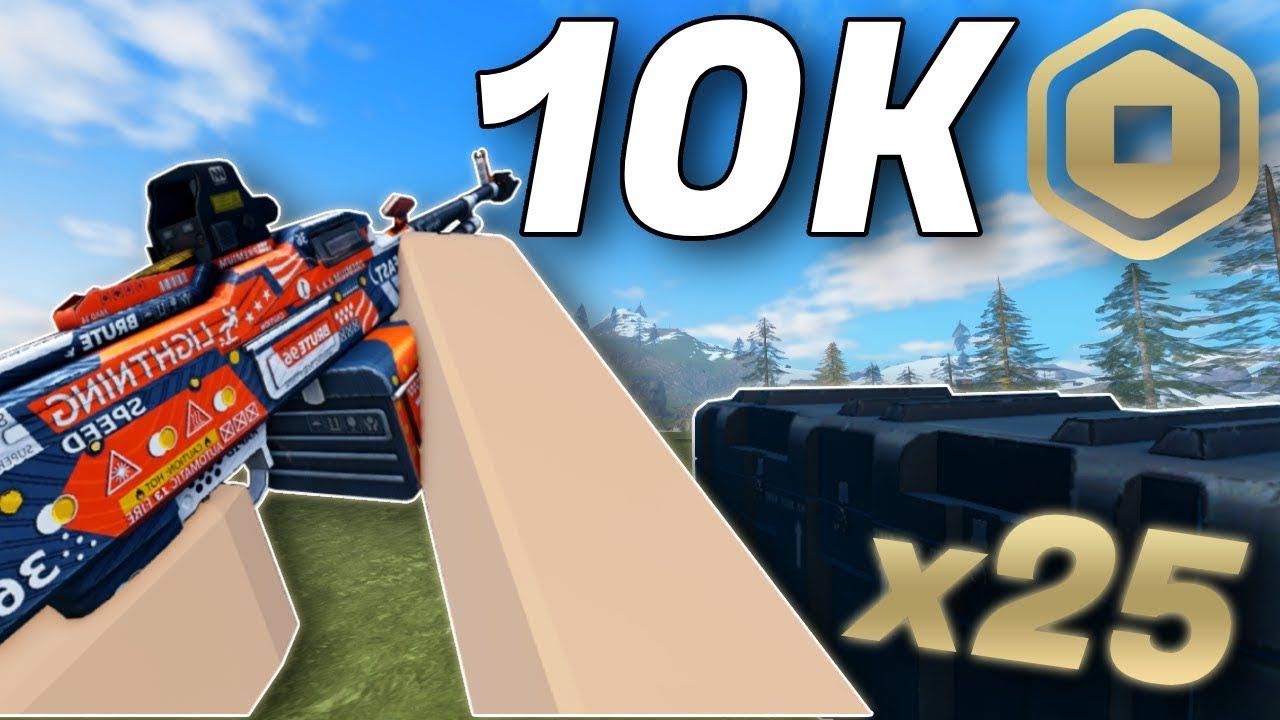 10,000 ROBUX CASE OPENING | Fallen Survival - YouTube