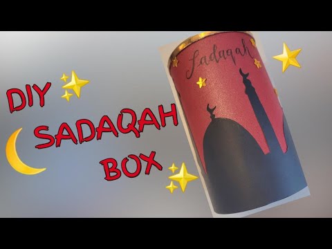 SADAQA BOX ️ BEST REUSE IDEA | HOW TO MAKE SADAQAH Box | RAMADAN CRAFTS ...