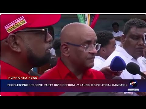 PEOPLES’ PROGRESSIVE PARTY CIVIC OFFICIALLY LAUNCHES POLITICAL CAMPAIGN ...