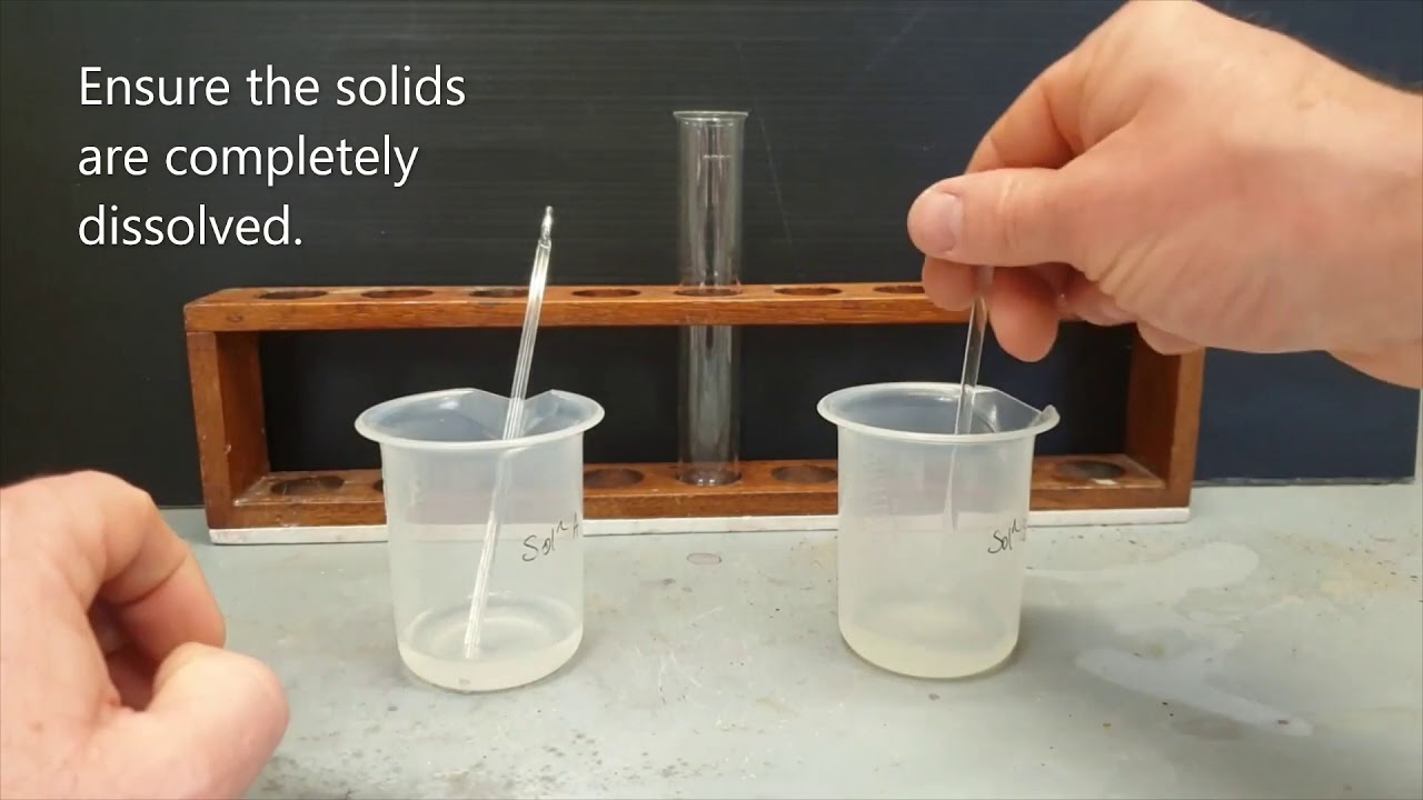 Oscillating reactions - nitrogen gas - Demonstration - YouTube