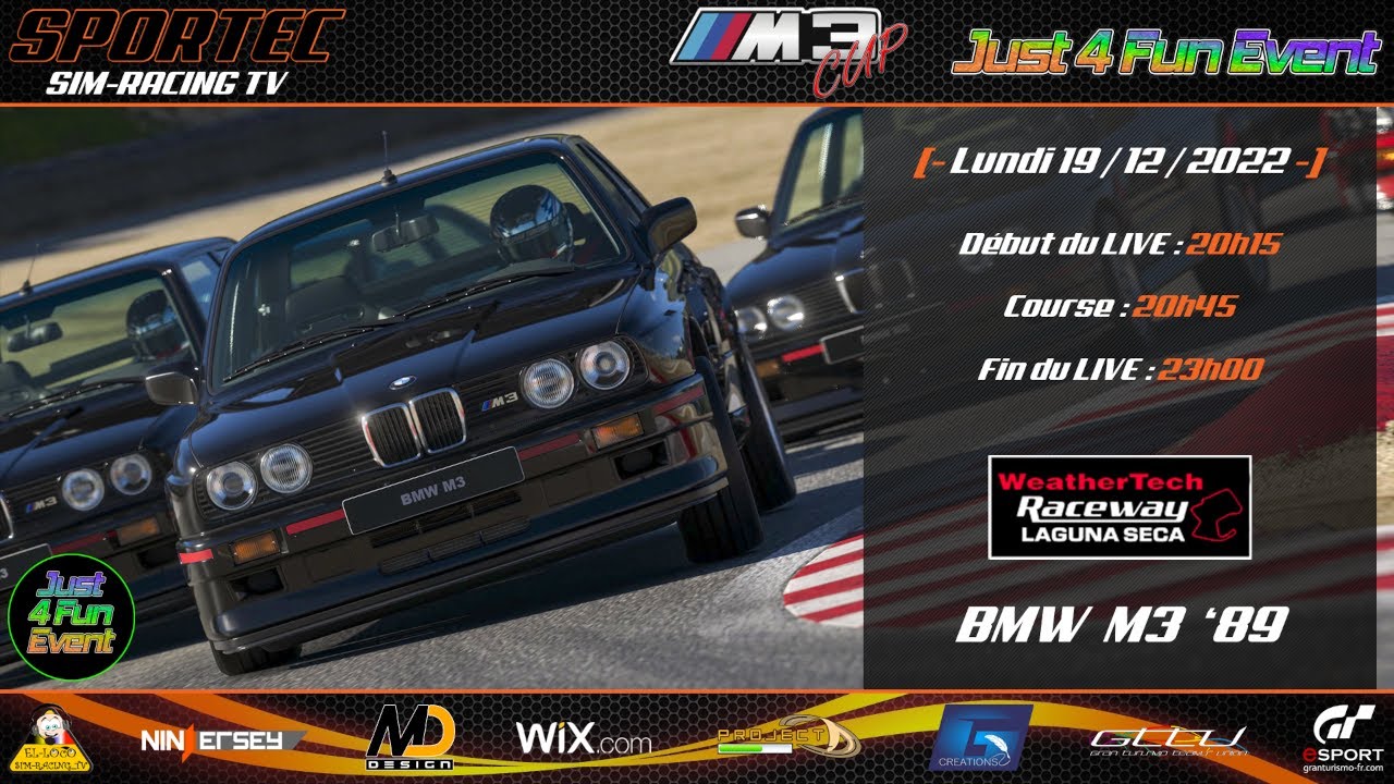 [- SPORTEC Sim-Racing TV -] M3 CUP - Round 4 by Just 4 Fun Event - YouTube