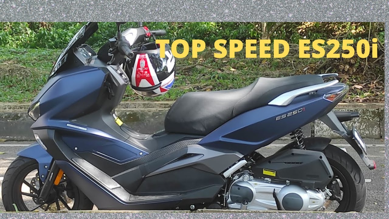 Top speed es250i Wmoto - first try - YouTube