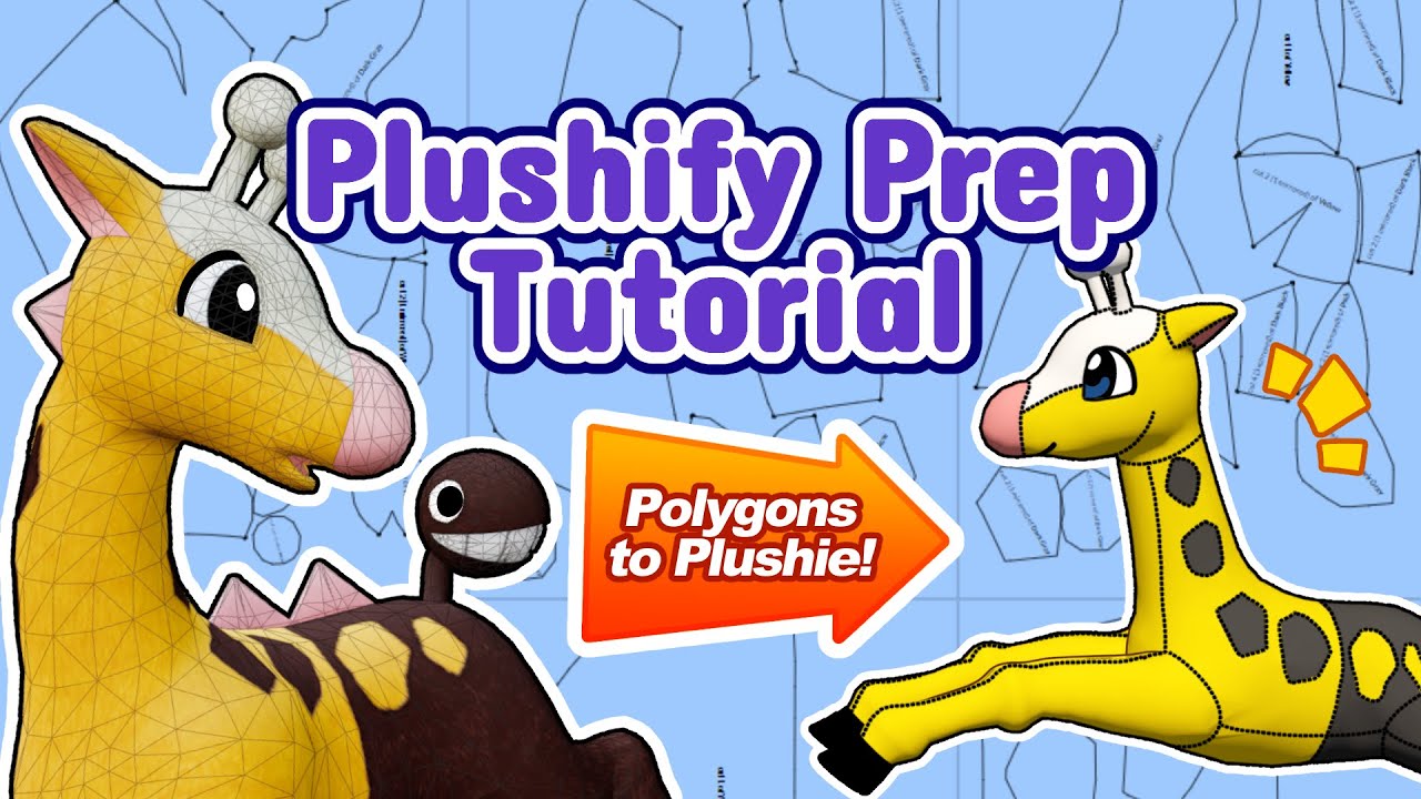 Polygons to Plush Pattern!: Preparing a 3D Model for Plushify (using ...