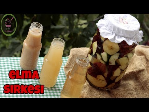 TÜM AŞAMALARI İLE ELMA SİRKESİ/ÇOK BASİT ÇOK FAYDALI/ORGANİK ELMA İLE/ŞEFFAF MUTFAK