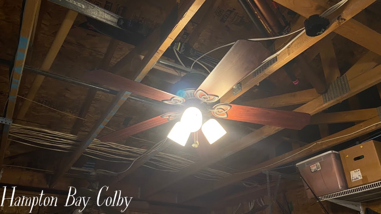Hampton Bay Colby Ceiling Fan - YouTube