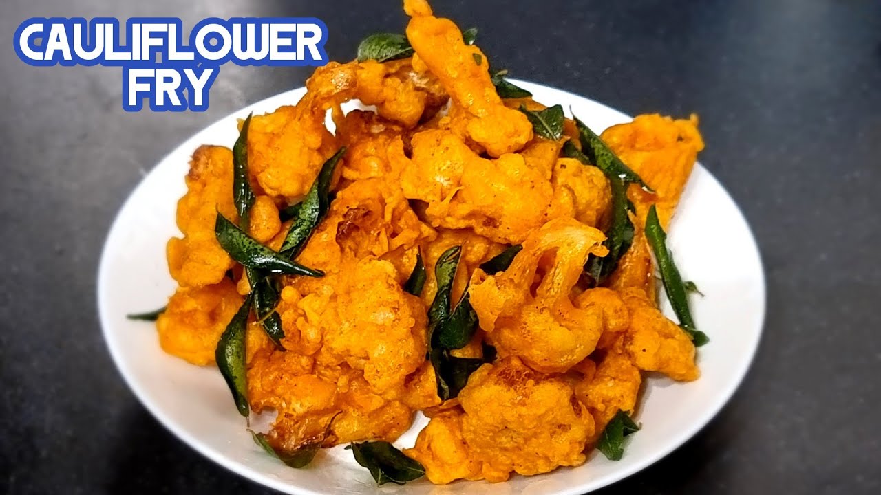 Crispy Cauliflower Fry / Cauliflower Fry Recipe / Veg Starter - YouTube