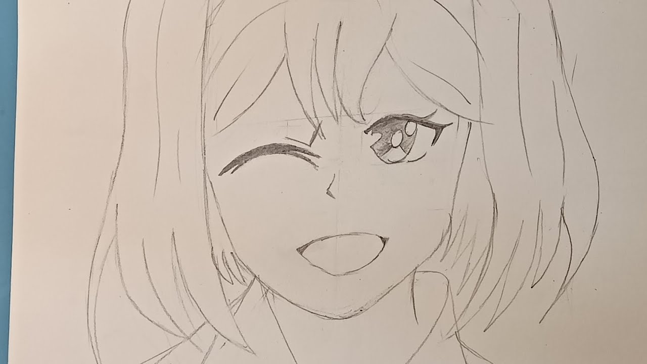 easy anime drawing || how to draw YOTSUBA NAKANO easy step by step # ...