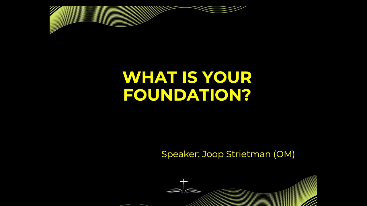 What is your foundation? - Sermon, May 12, 2024 - YouTube