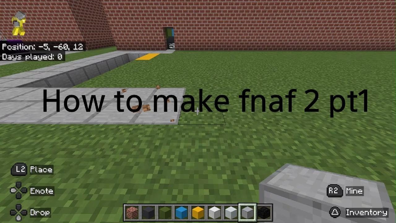 How to build fnaf 2 part 1 - YouTube