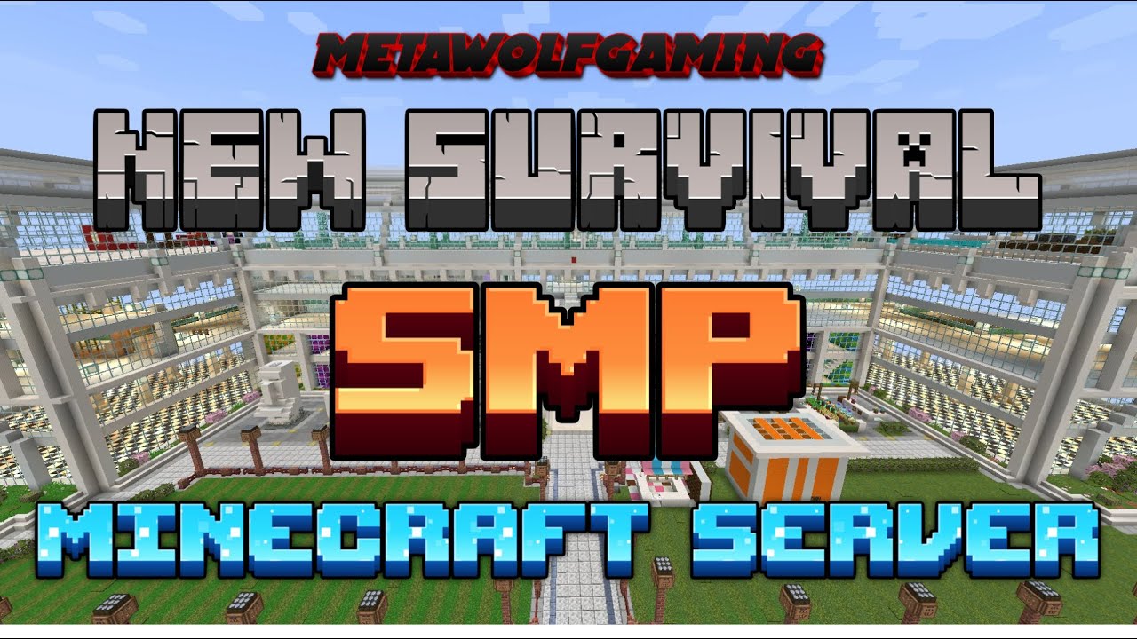 New Minecraft Survival SMP Server - YouTube