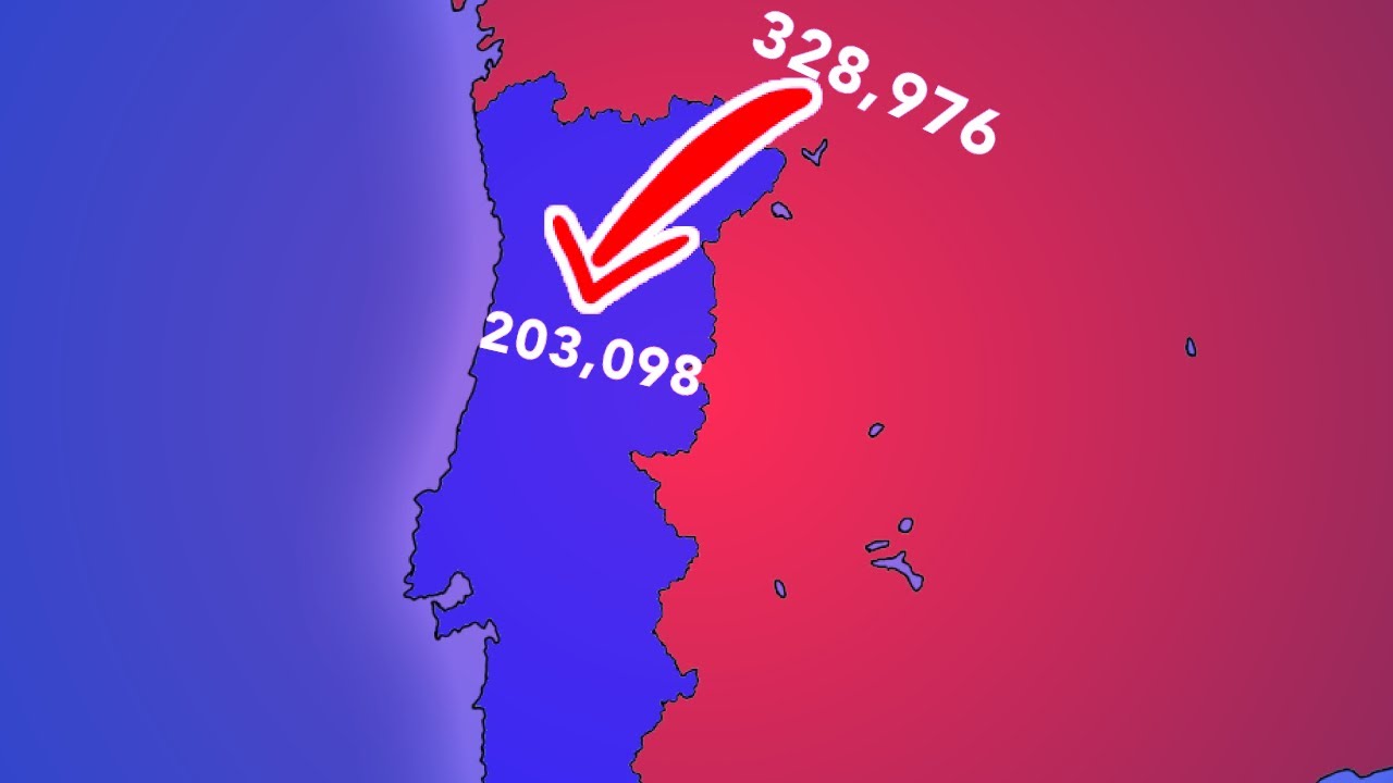 Iberian War: Every Day with Army Sizes - YouTube