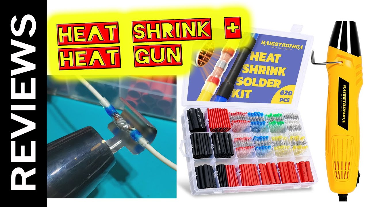 Heat Gun with Solder Seal Wire Connectors Review - YouTube