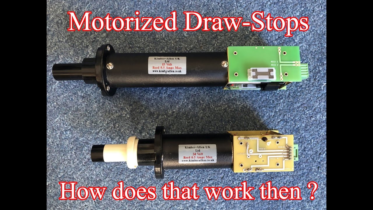 How do Motorized Draw Stops work? - YouTube