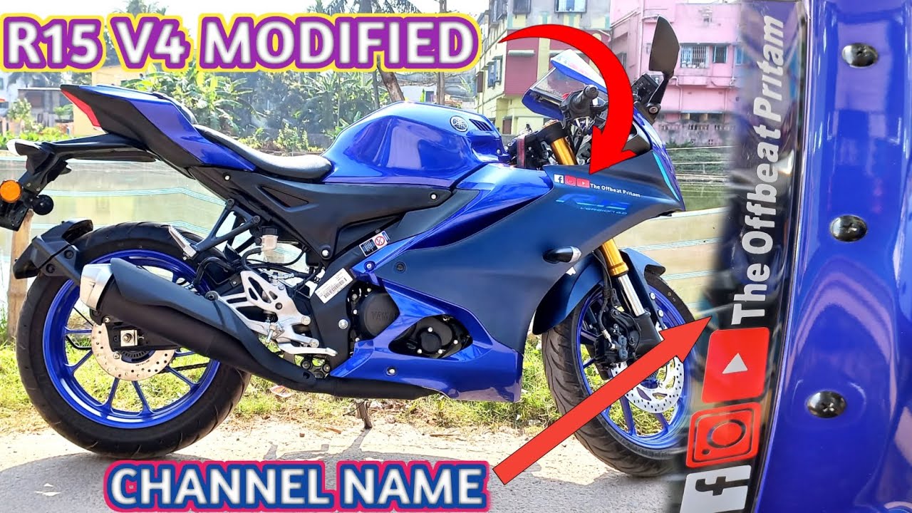 R15 V4 Stickers Modification||R15 V4 Modified||Yamaha R15 V4 ...