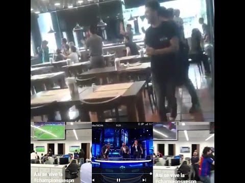 Las mejores reacciones al 6to gol del Barcelona.