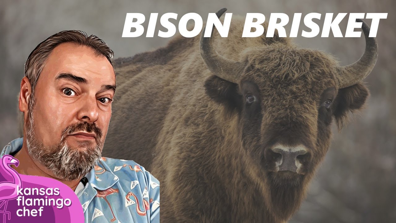 How to smoke a BISON BRISKET - YouTube