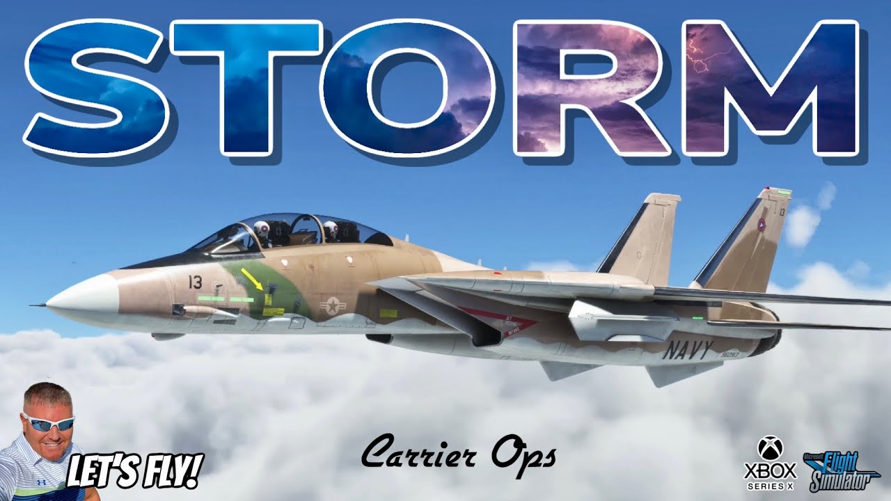 Desert Camo F-14 Tomcat Storm Flight: Launch To Washington DC ...