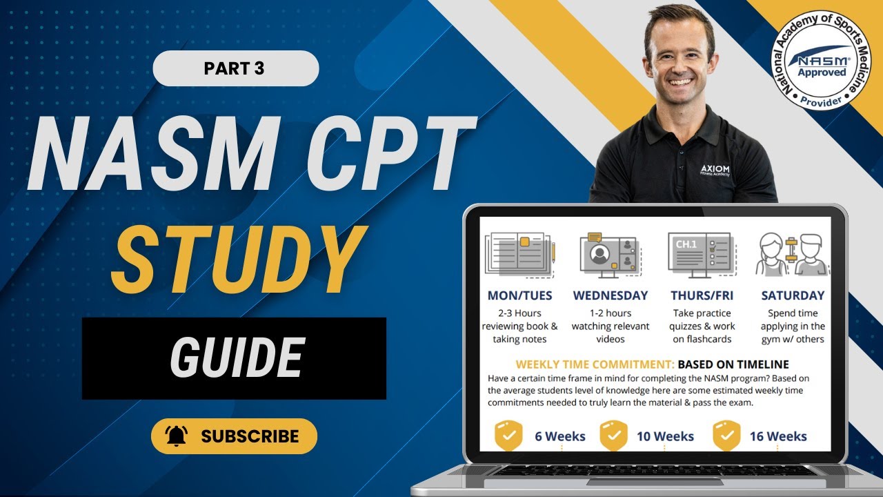 NASM Study Guide (2024) Part 3 || NASM CPT 7th Edition - YouTube