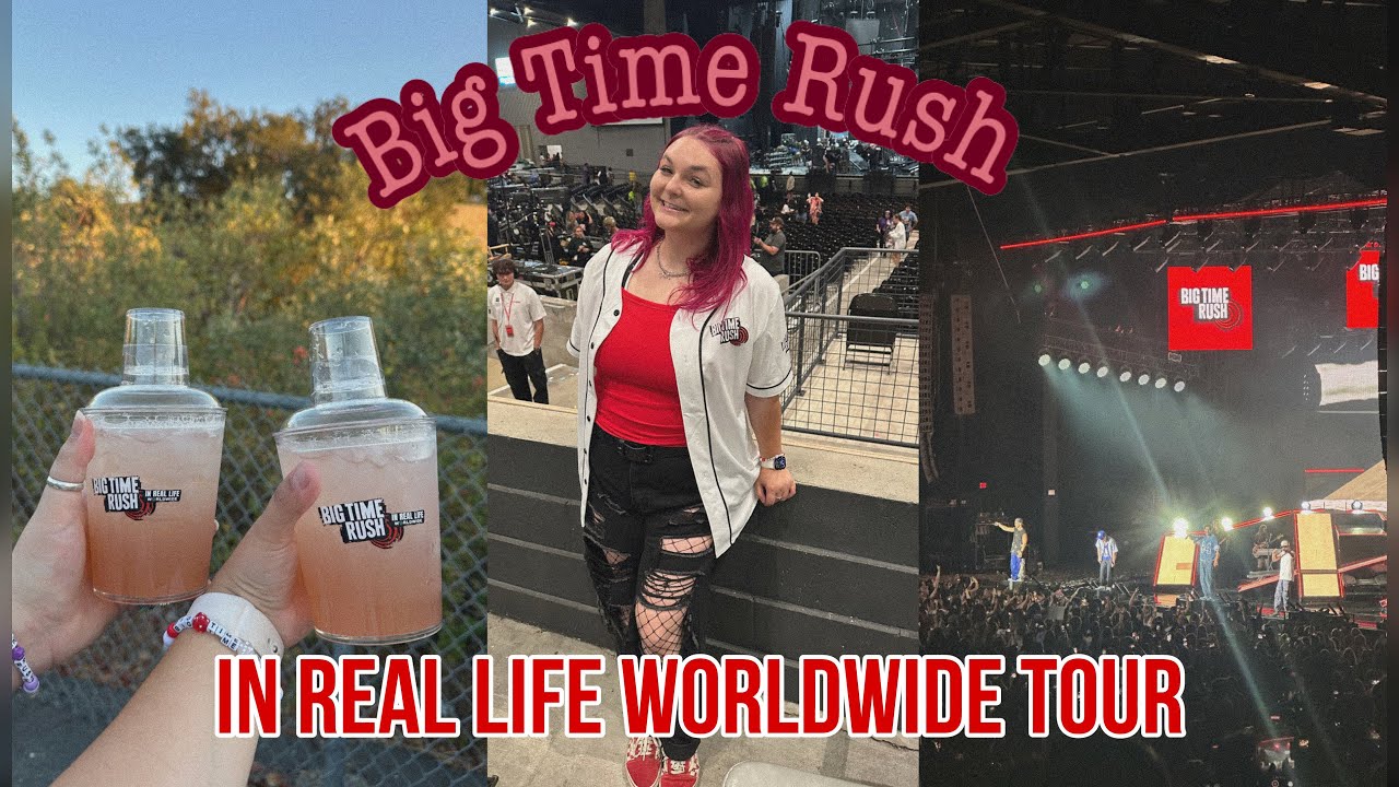 Big Time Rush⏰ ️ In Real Life Worldwide Tour (concord pavilion 8/27 ...