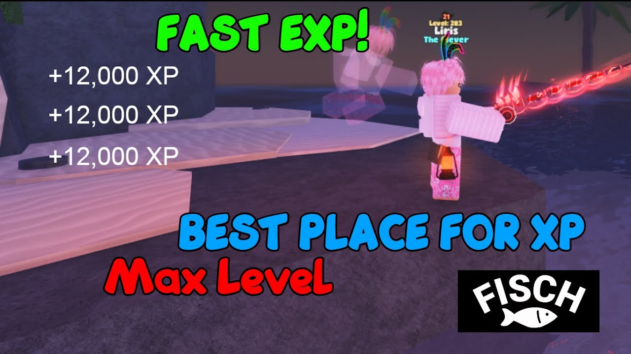 Fastest way to reach MAX level in fisch!! - YouTube
