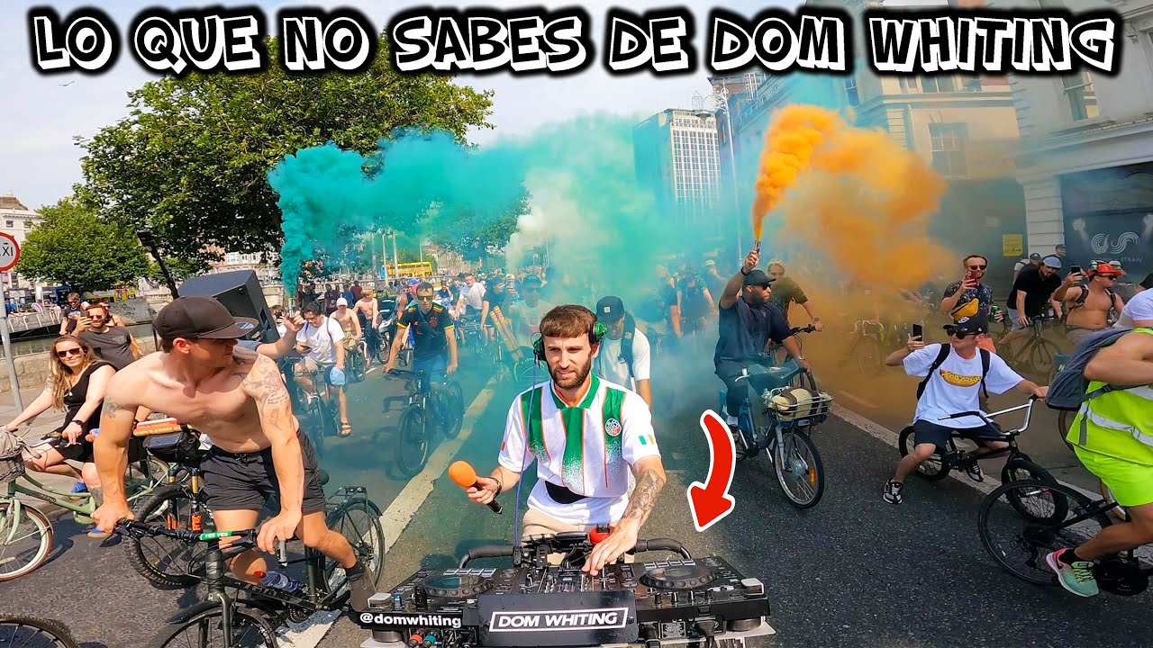 UN DÍA CON DOM WHITING | El DJ que pincha en directo desde su BICI ...