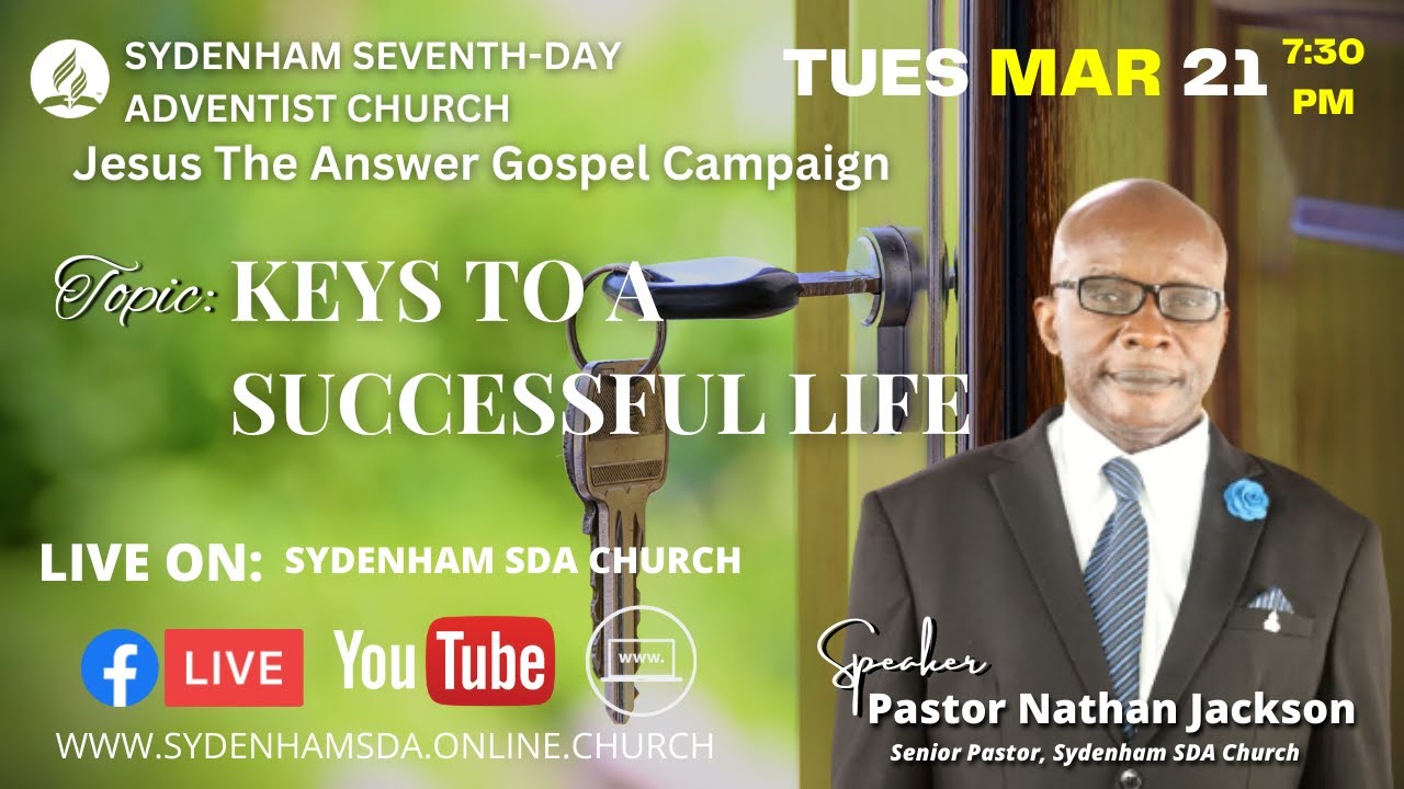Tue., Mar. 21, 2023 | Jesus the Answer | Pastor Nathan Jackson ...