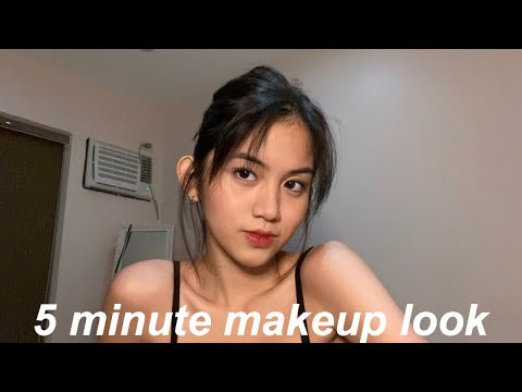 5 Minute makeup look! (Philippines) | Iya Nery - YouTube