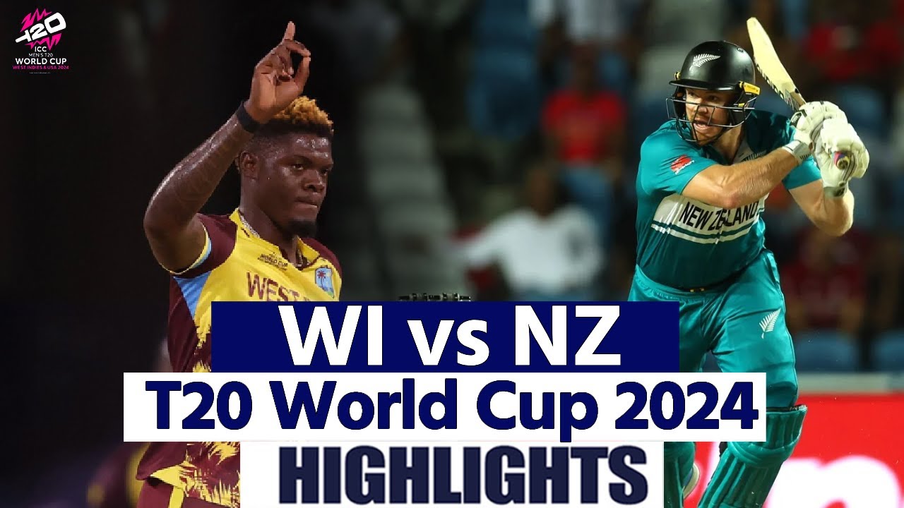 West Indies vs New Zealand T20 World Cup Highlights: WI vs NZ T20 World ...